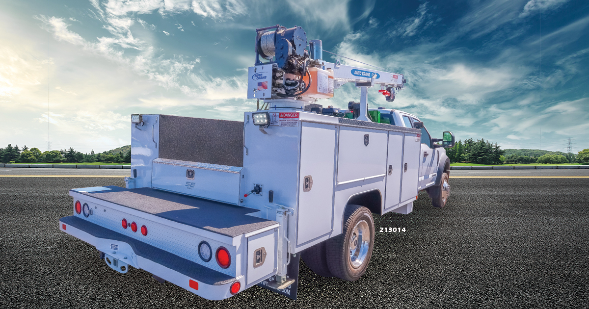 Crane Body | Work Trucks | SCELZI Enterprises, Inc